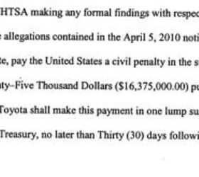 Read Toyota's Agreement With NHTSA Here | The Truth About Cars