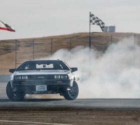 Let's All Learn From/Watch Drifting Back to the Future Delorean | The ...