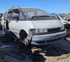 Junkyard Find: 1995 Toyota Previa LE S/C with 465,234 miles | The Truth ...