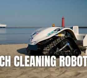 The All-Electric Robot Keeping Beaches Clean | The Truth About Cars
